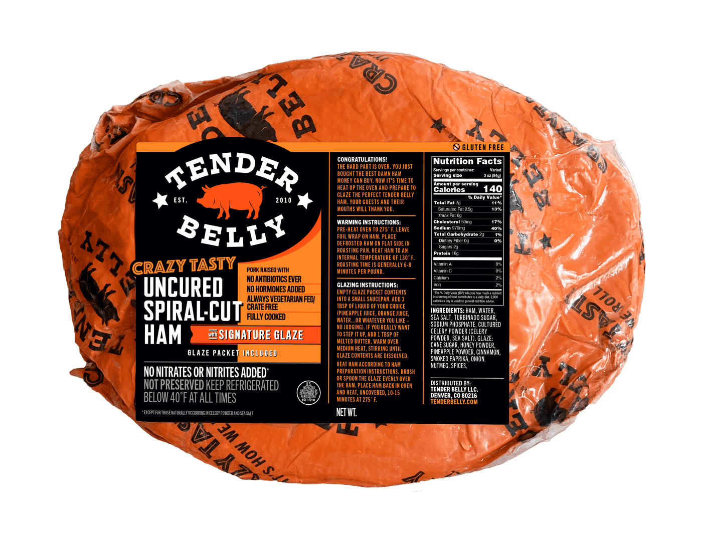 Tender Belly for Foodservice Tagged "fs-Ham"